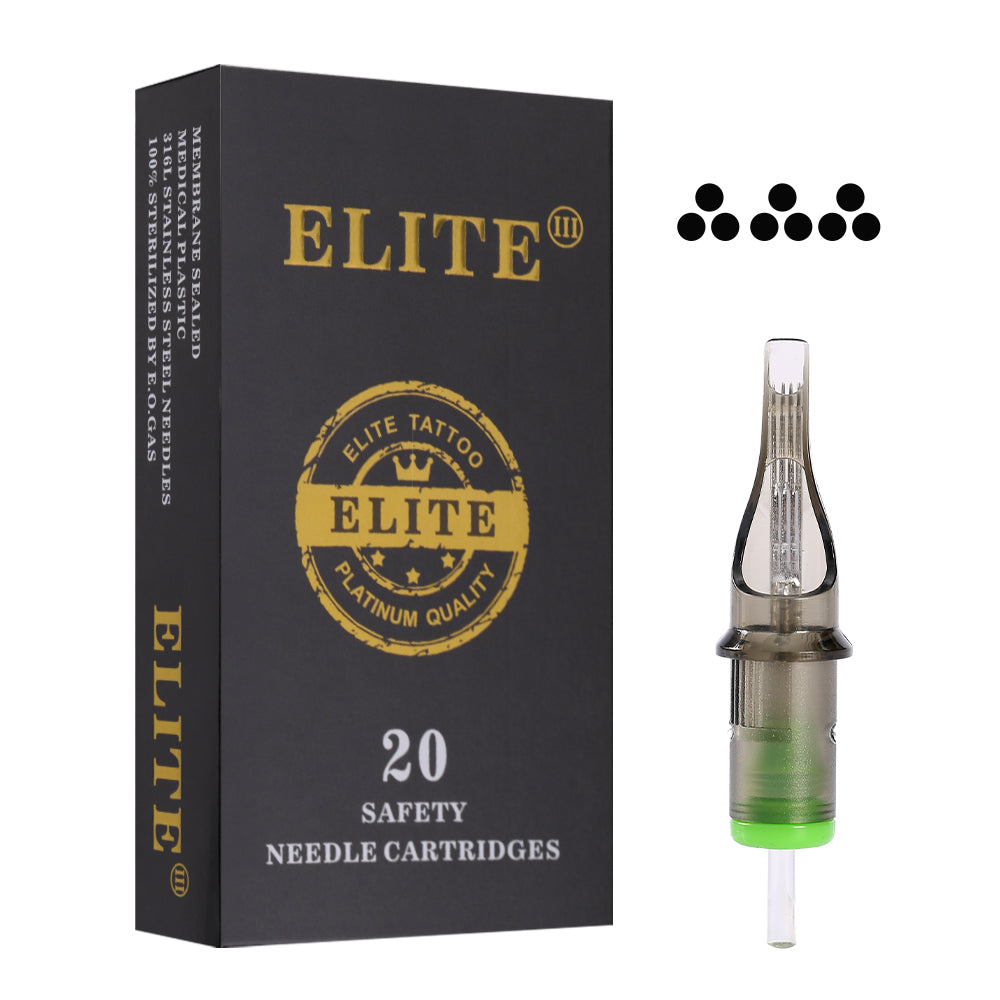 ELITE 3 Needle Cartridges - Stipple Shader – ELITE TATTOO
