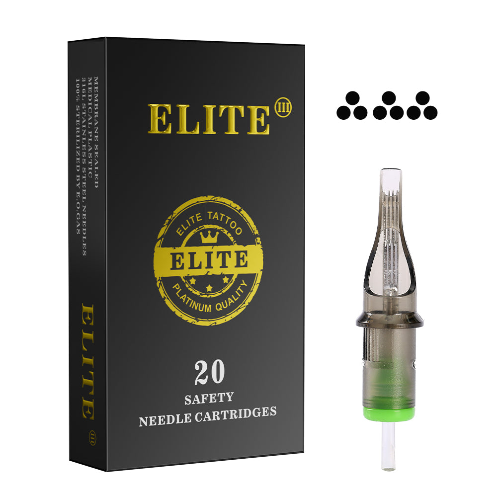 ELITE 3 Needle Cartridges - Stipple Shader – ELITE TATTOO