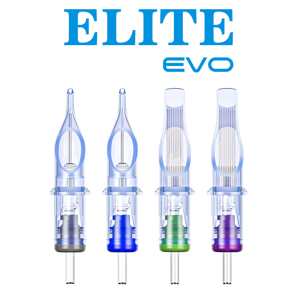 ELITE EVO Tattoo Needle Cartridges - Round Shader – ELITE TATTOO